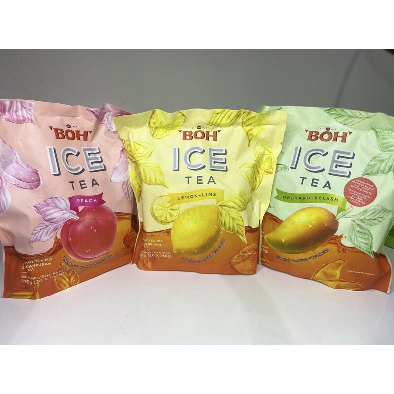Jual BOH ICE TEA ORCHARD SPLASH PEACH LEMON LIME INSTANT TEA MIX ...