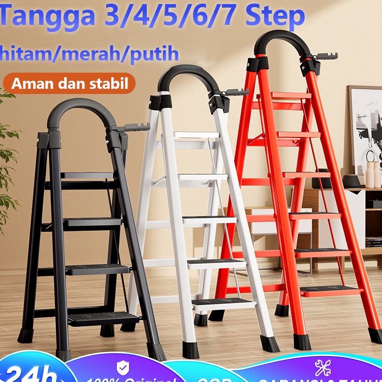 Jual Harga lebay Reaim Tangga 456 Step Rumah Lipat Tangga Besi Lipat ...