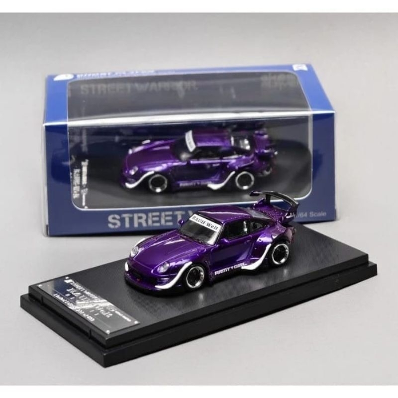 Jual Street Warrior 1:64 RWB 993 Army Girl Electric purple Low Wing ...