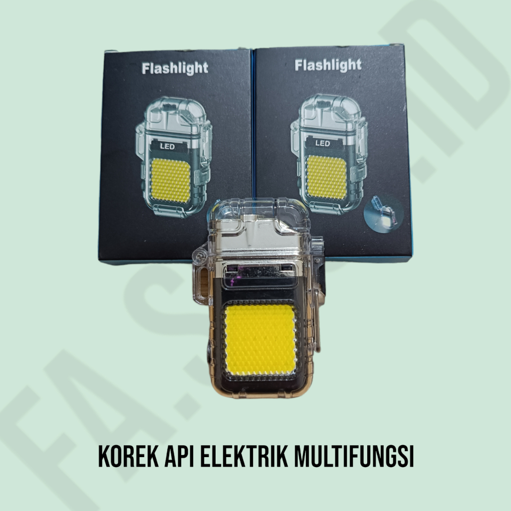 Jual Korek Api Plasma Senter COB multifungsi Korek Api Elektrik ...