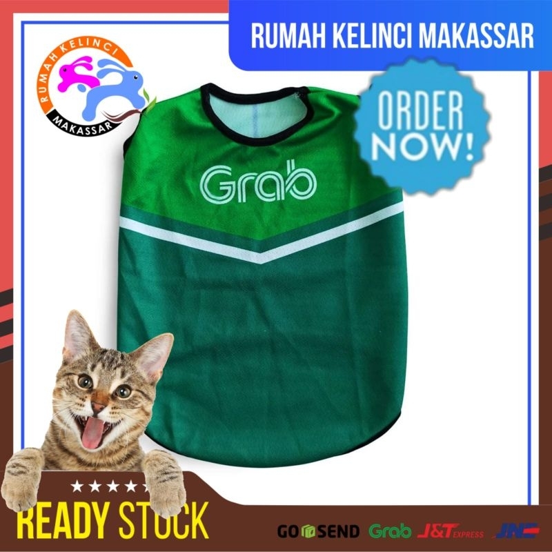 Jual Baju Kucing Kelinci Pakaian Kucing Baju Grab Gojek Kucing Baju ...