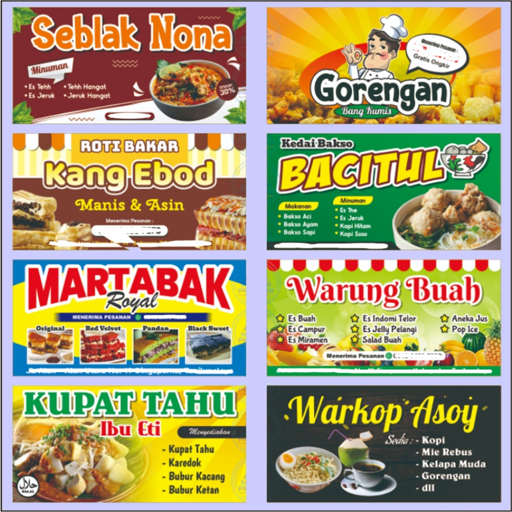 Jual BANNER SPANDUK UKM TOKO RUMAH MAKAN PULSA ONLINE SHOP BANNER FREE ...