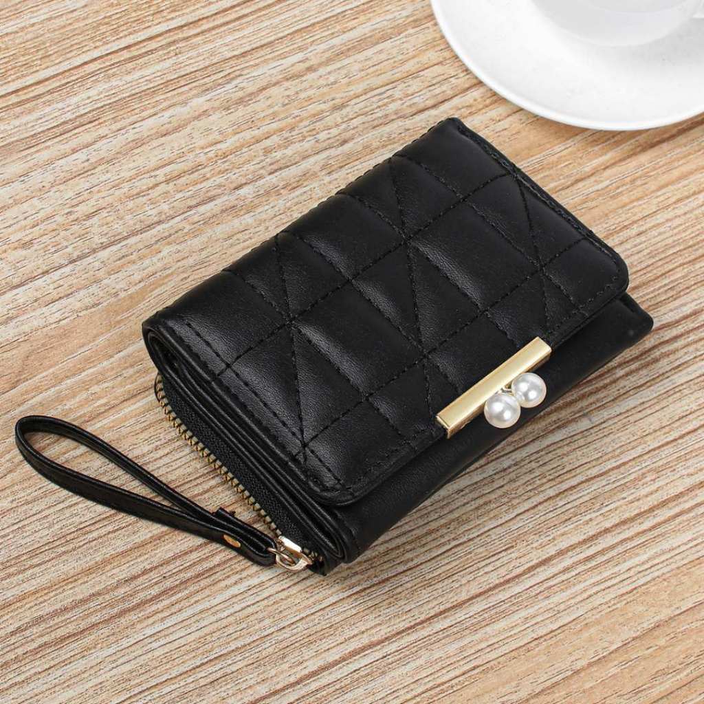Jual DOMPET LIPAT WANITA KECIL PREMIUM KULIT HITAM LIVANA WA918B5 MINI ...