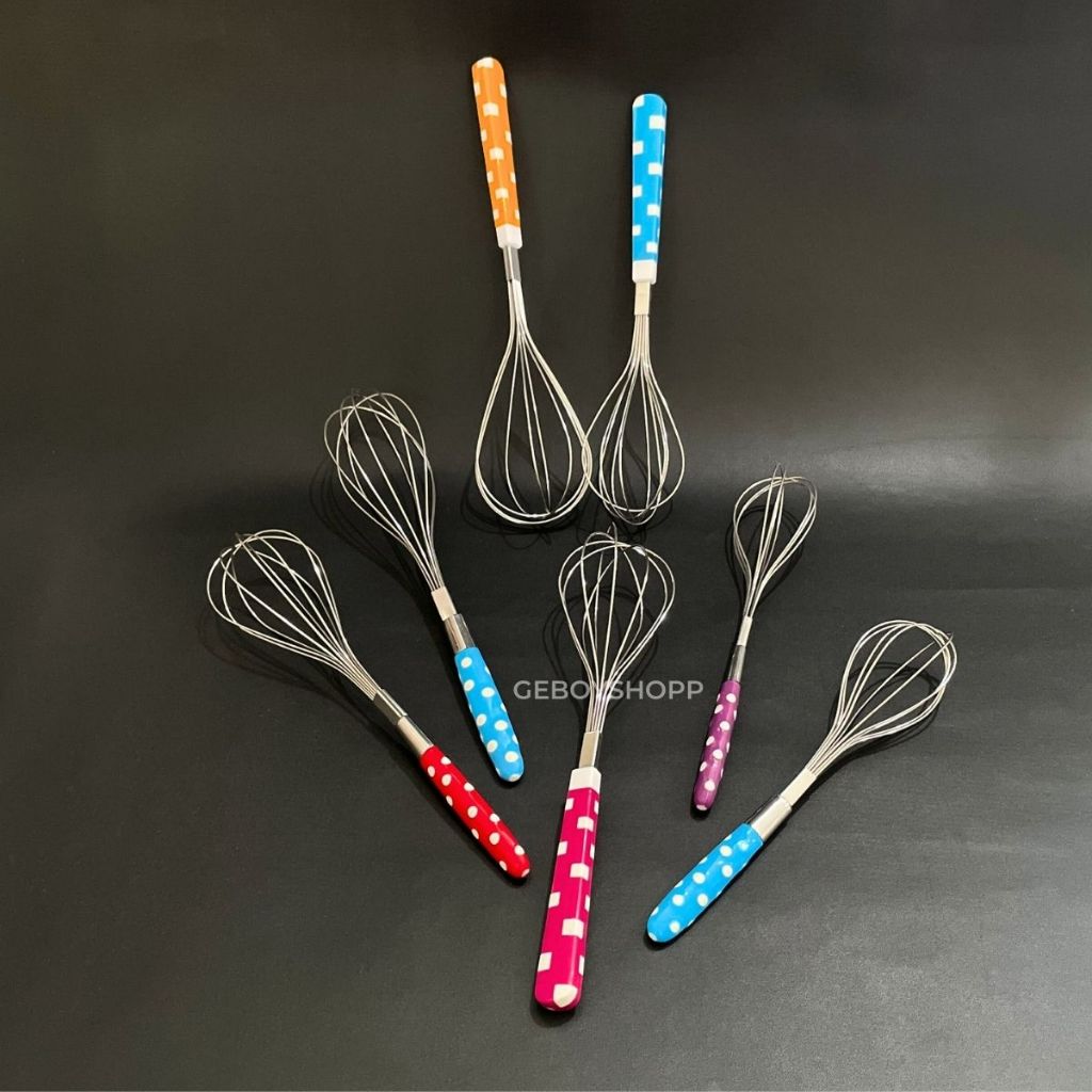 Jual Kocokan Telur / Whisk / Pengocok Telur Stainless Steel Gagang ...