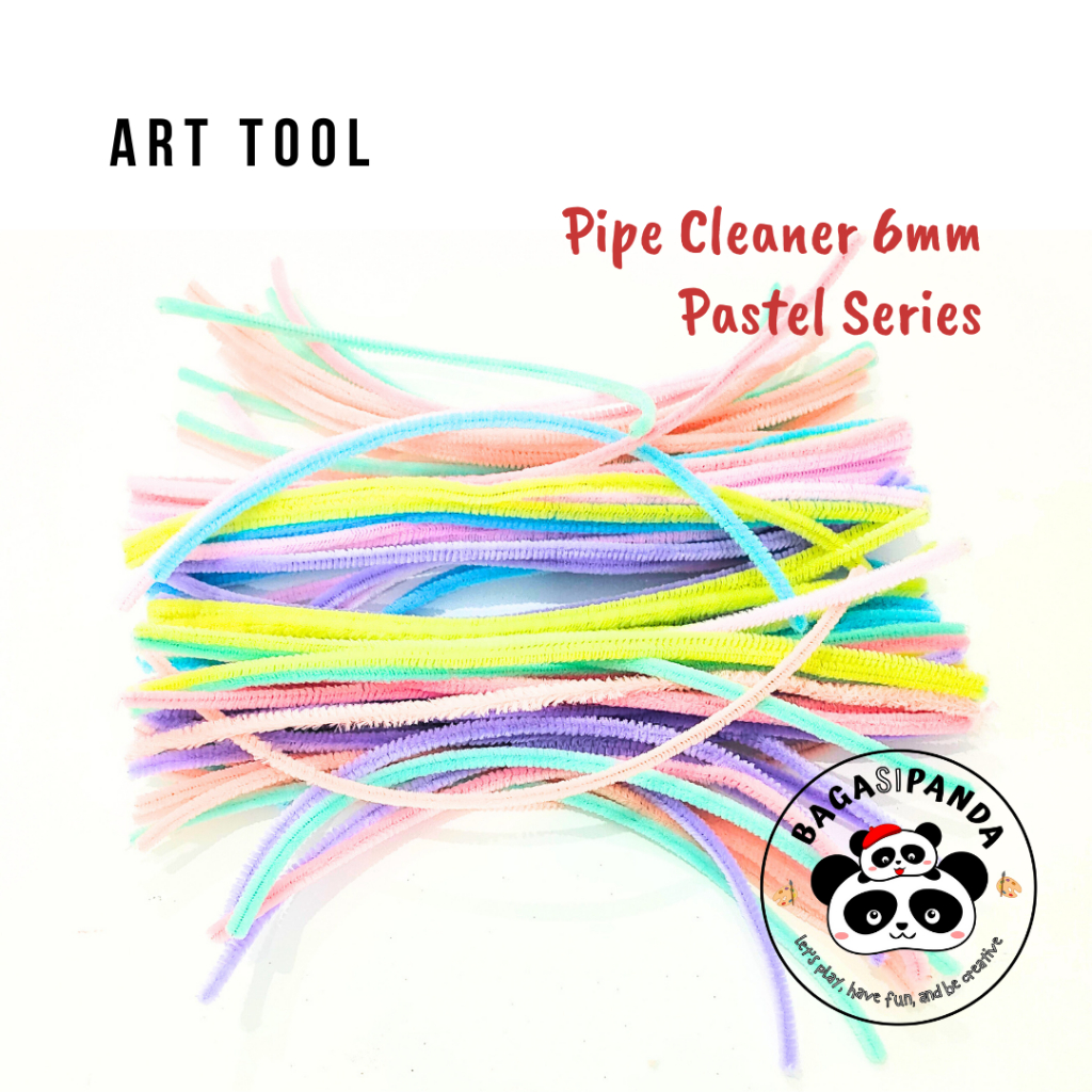 Jual Pipe Cleaner Pastel Prakarya Anak Bisa Ecer Satuan | Shopee Indonesia