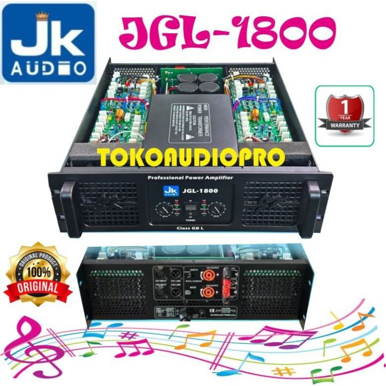 Jual Power JK Audio JGL1800 Power Amplifier Kelas GB Original Jk Audio JGL-1800 | Shopee Indonesia