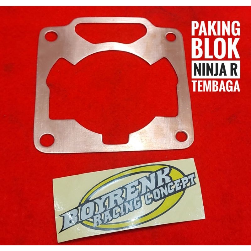 Jual PAKING PACKING PERPAK BLOK NINJA R /TEMBAGA TEBAL 0,5MM DAN 0,8MM ...