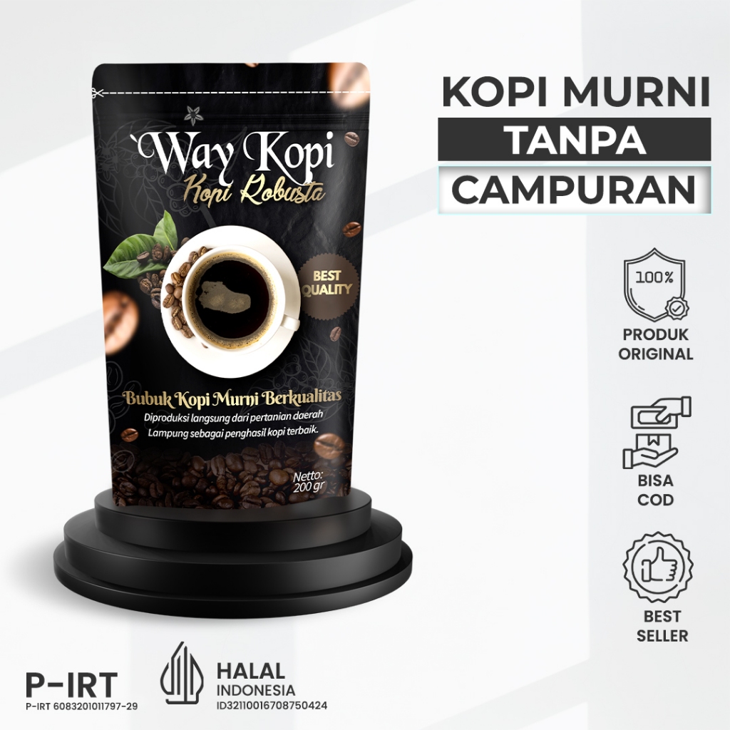 Jual Way Kopi-Kopi Robusta/Robusta Lampung/Bubuk Kopi Lampung/Kopi ...