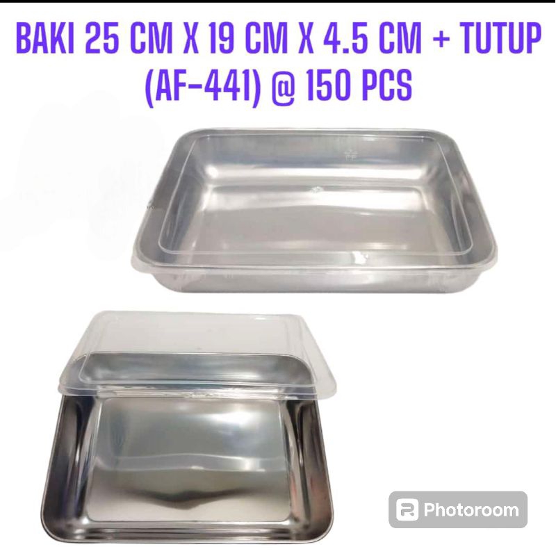 Jual Food Tray Piring Stainless Steel Lunch Box Set 5 Sekat Tebal ...