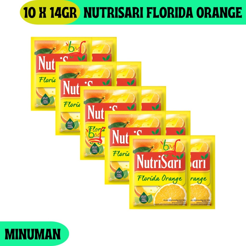 Jual NutriSari Florida Orange Minuman Serbuk Rasa Jeruk Florida ...