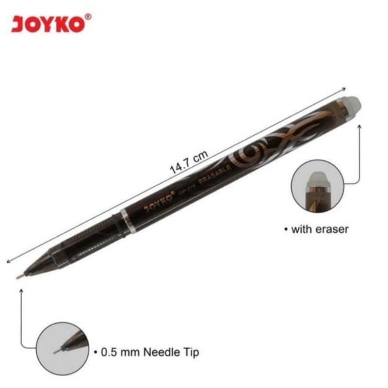 Jual Pulpen Joyko JOYKO Shokyo GP-279 Erasable Gel Pen / Pulpen Bisa ...