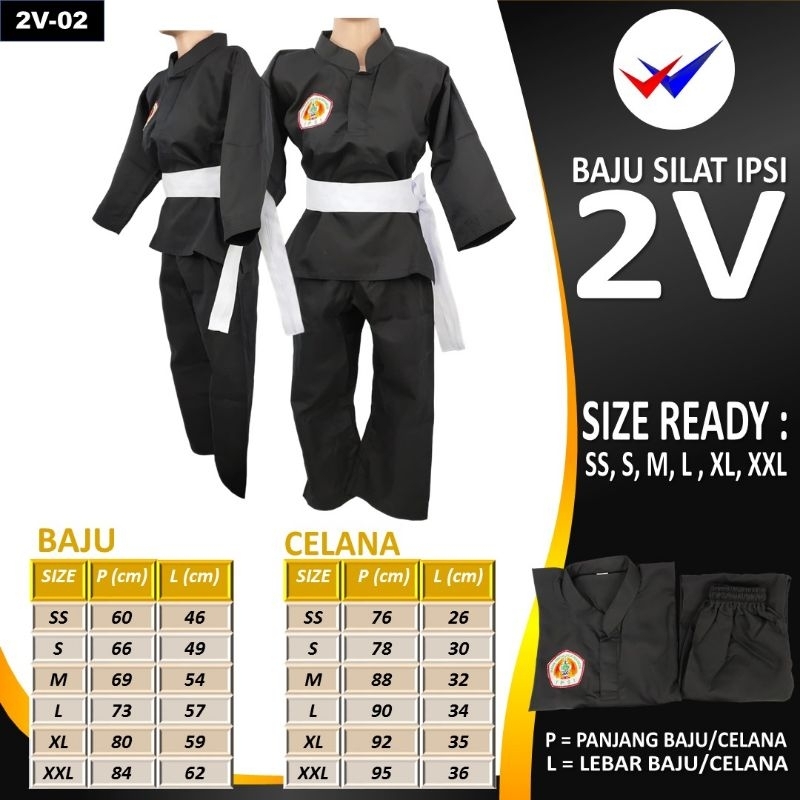 Jual Baju Silat Seragam Pencak Silat IPSI Pemula Pakaian Pencak ...