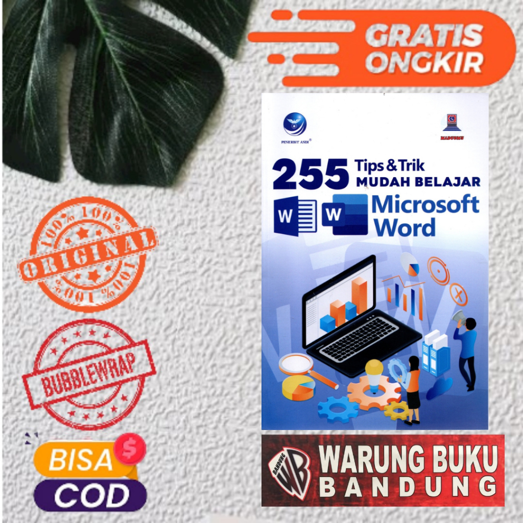 Jual Buku 255 Tips Dan Trik Mudah Belajar Microsoft Word - Madcoms | Shopee Indonesia