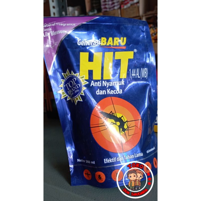 Jual Hit cair isi ulang anti Nyamuk dan Serangga Reffil pouch 360ml ...