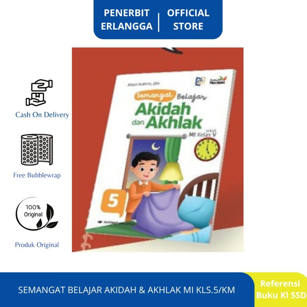 Jual [Erlangga Official] Semangat Belajar Akidah & Akhlak Mi Kelas 5 - Kurikulum merdeka ...