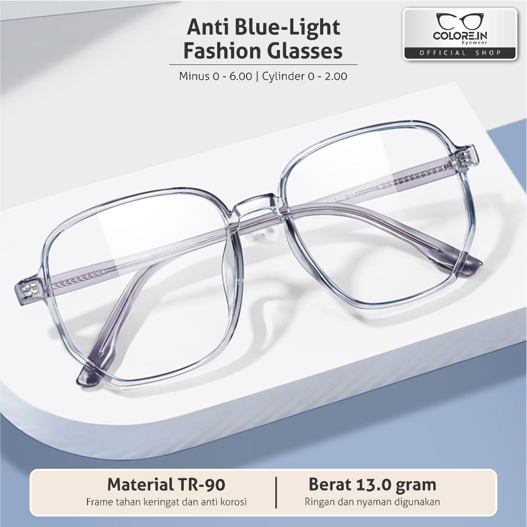 Jual Colore.in Kacamata Anti Radiasi Photocromic Anti Blueray Wanita ...