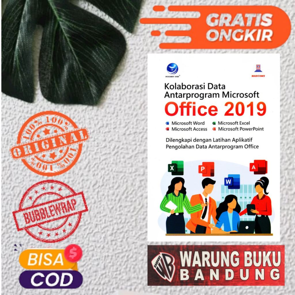 Jual Buku Kolaborasi Data Antarprogram Microsoft Office 2019 - Madcoms ...
