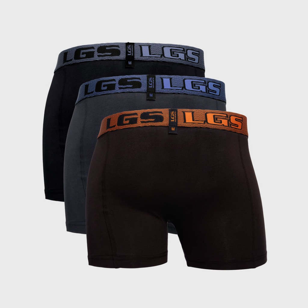 Jual LGS - Boxer - Paket 3 - Brown Grey Black - LEBX.002.686.3.7C ...