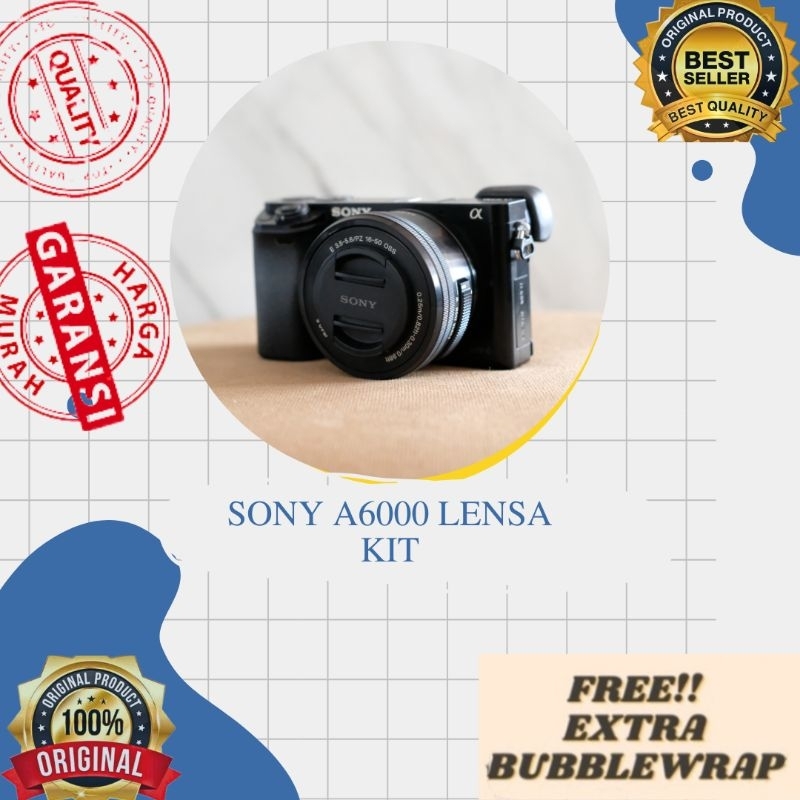 Jual Sony a6000 kit Fulset box | Shopee Indonesia