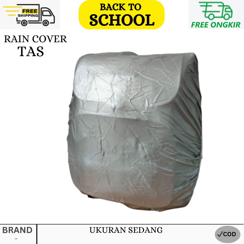Jual RAIN COVER TAS RANSEL LAKI LAKI DAN PEREMPUAN UKURAN SEDANG ...