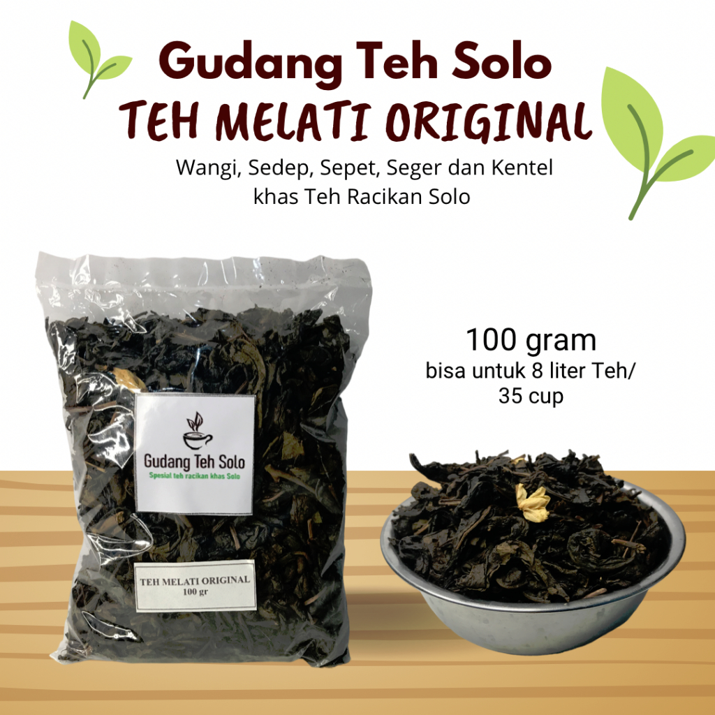 Jual Teh Melati Original, Teh Racikan khas Solo, Wangi Sepet Sedep ...