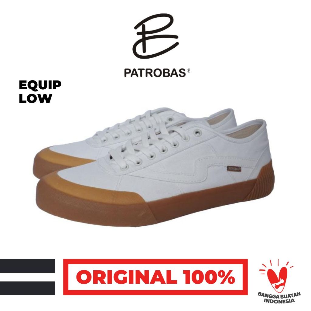 Jual PATROBAS Sepatu Patrobas Equip White Gum Low Original Made In ...