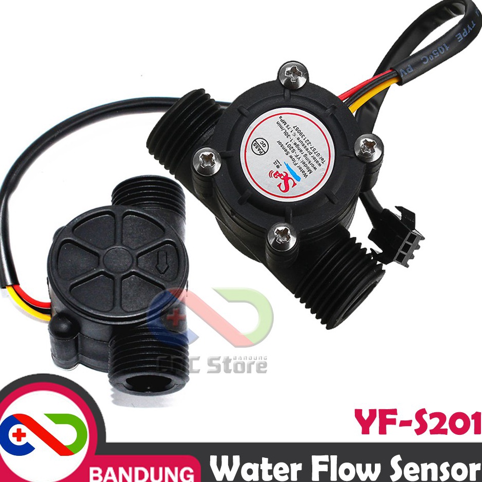 Jual KODE H3I YFS21 WATER FLOW SENSOR ALIRAN AIR HALL 12 13LMIN 2MPA ...