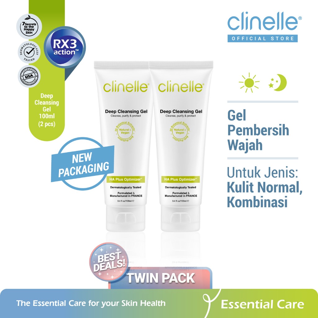 Jual [Twin Pack] CLINELLE Deep Cleansing Gel 100 mL x 2 Pcs - Pembersih ...