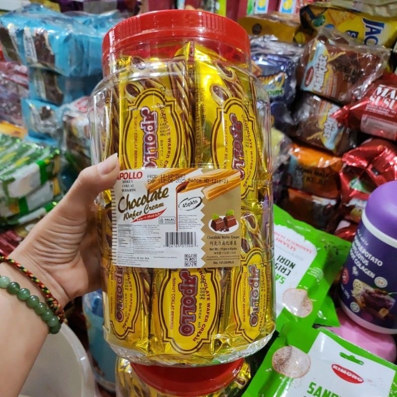 Jual Roti apollo toples isi 45 bks exp bulan 09/2026 | Shopee Indonesia