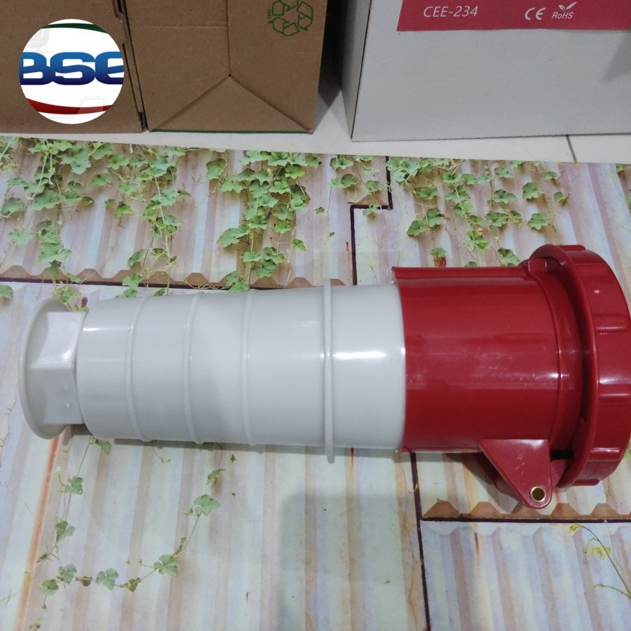 Jual Industrial Mobile Mounting Socket 5Pole 5 Pole 63A CEE 235 5Pin 5 ...