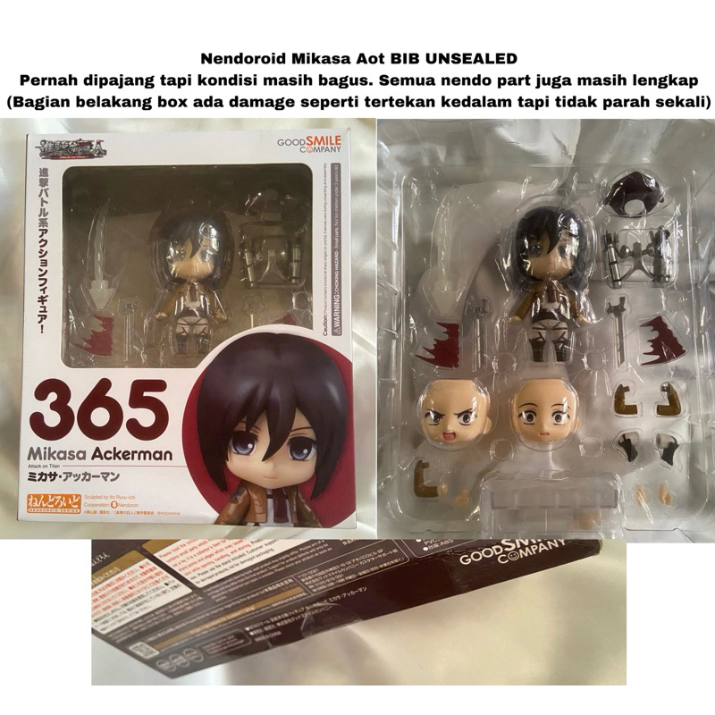 Jual Official Mega Cat Set, Big Standee, Acrylic Block, Nendoroid Eren ...