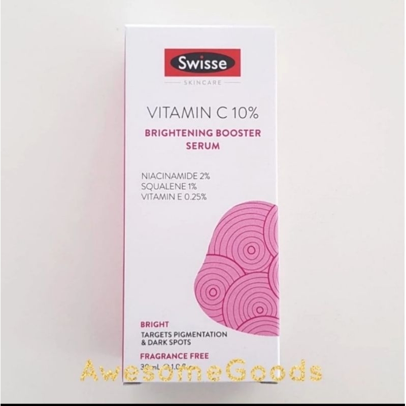 Jual Swisse Beauty Vitamin C 10% Brightening Booster Serum 30 ml | Shopee Indonesia