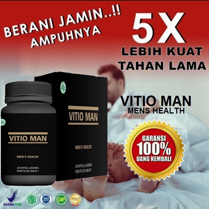 Jual Vitio Man Asli 100% Original Obat Prostat Herbal Vitioman | Shopee ...