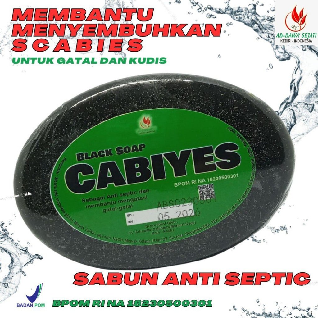 Jual Cabiyes Sabun untuk Mengatasi Gatal Scabies Kudis Eksim Kurap Panu ...