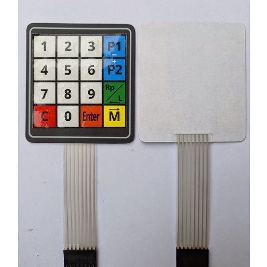 Jual Mewah Tombol Keypad Laminasi Keypad 4x4 Membrane Matrix Pom Mini ...