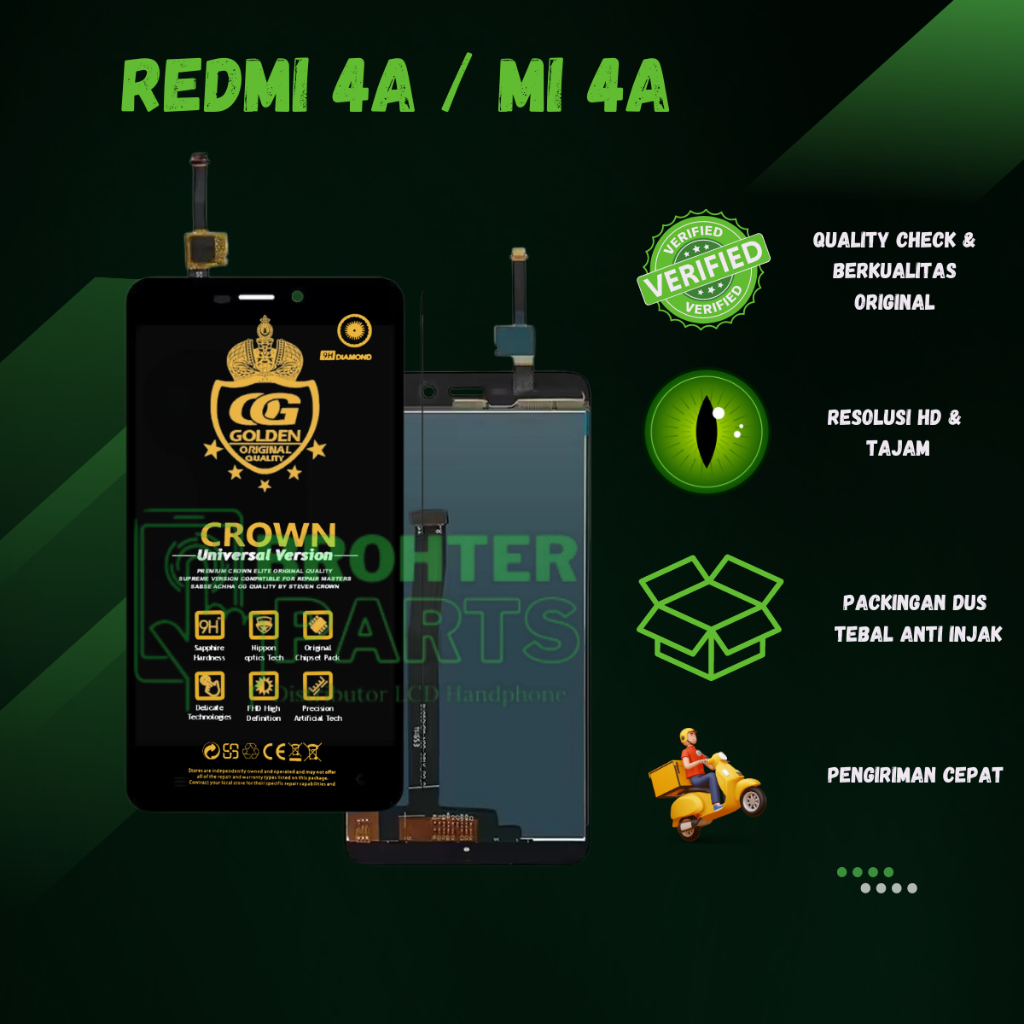 Jual LCD REDMI 4A / LCD TOUCHSCREEN FULLSET XIAOMI REDMI MI4A REDMI 4A ...
