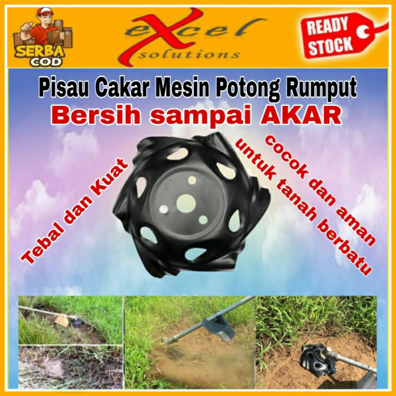 Jual pisau Cakar mesin potong rumput bersih sampai akar | Shopee Indonesia