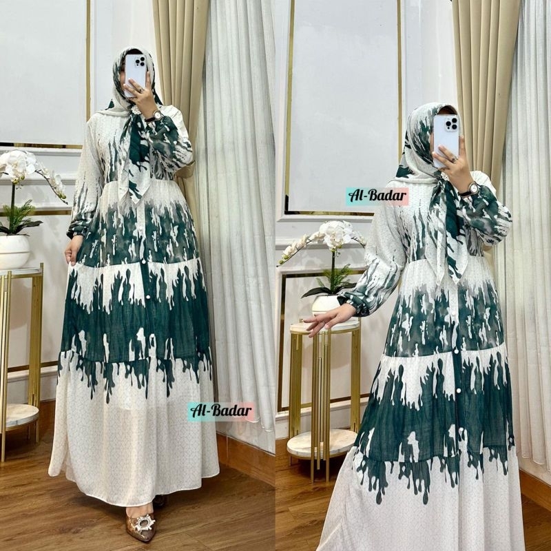Jual GAMIS CERUTY BABY DOLL FREMIUM ETNIC MODEL BUNGA ETNIC MOTIF TER ...