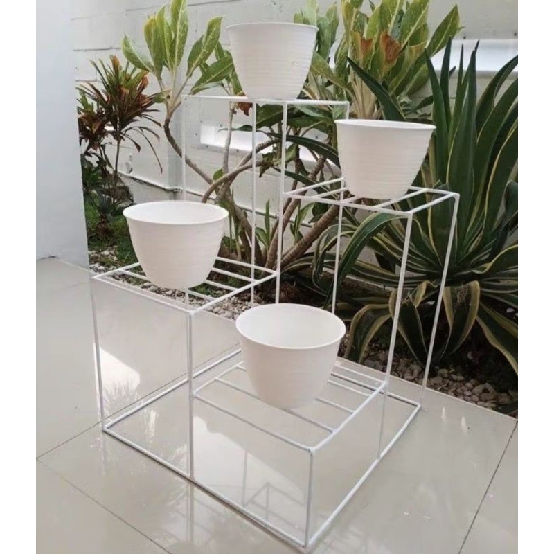 Jual Dudukan Rak Pot Bunga 4 Susun/Alas Rak Pot Bunga 4 Tingkat ...