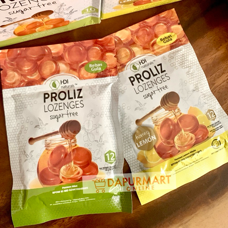 Jual Permen proliz pereda batuk dan sakit tenggorokan sugarfree ...