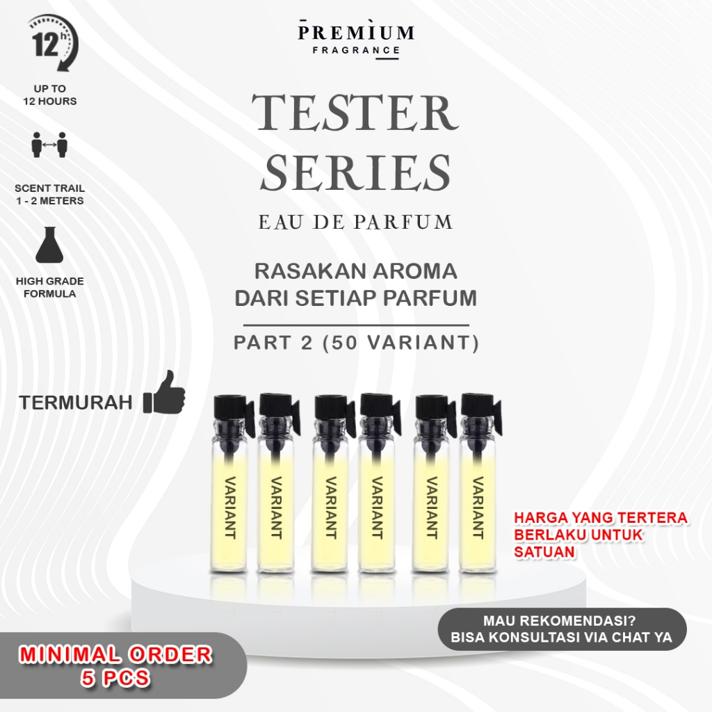 Jual Premium Fragrance - Tester Parfum Sample Parfum Tahan Lama (PART 2 ...