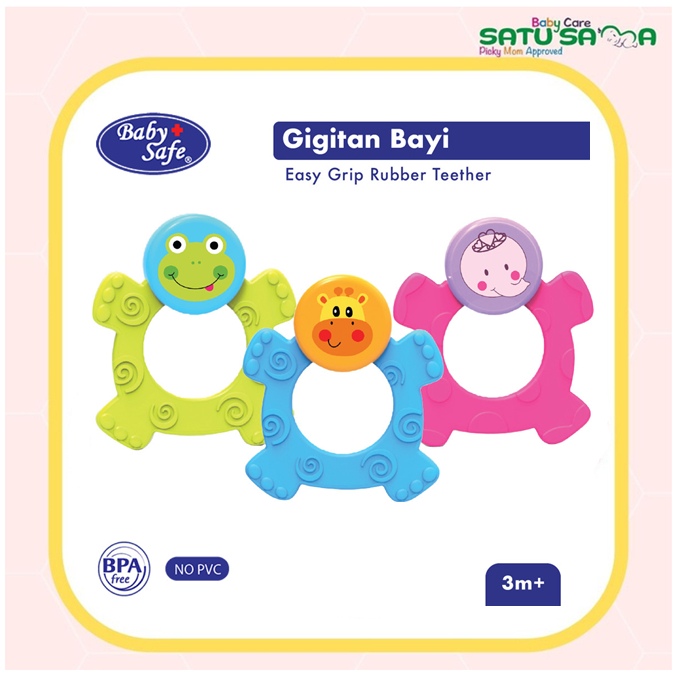 Jual BABY SAFE EASY GRIP TEETHER TP RUBBER (TT003) | Shopee Indonesia