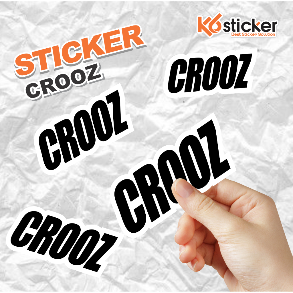 Jual STIKER CROOZ STICKER CROOZ STIKER BRAND DISTRO STIKER MOTOR MOBIL ...