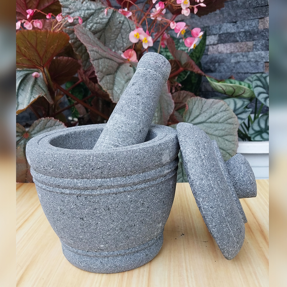 Jual LUMPANG MINI Batu Alam Merapi Ukuran 10 cm - Asli Muntilan ...