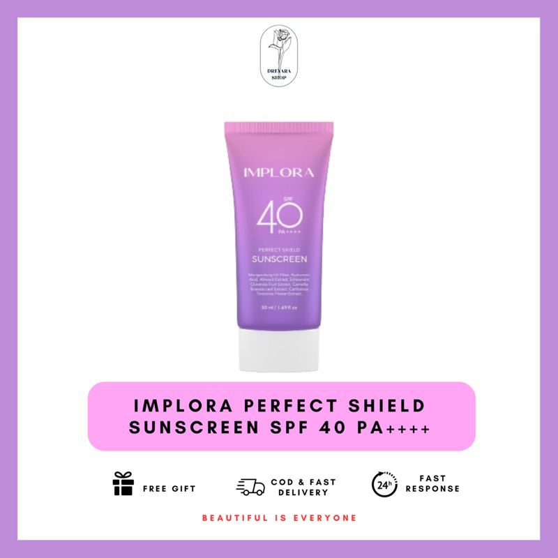 Jual IMPLORA PERFECT SHIELD SUNSCREEN SPF40 PA++++ 50ml | Sunscreen ...