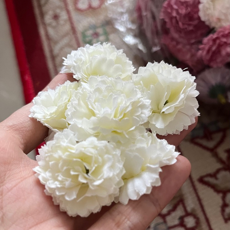 Jual BUNGA ANYELIR ARTIFICIAL MINI / HIASAN MAHAR | Shopee Indonesia