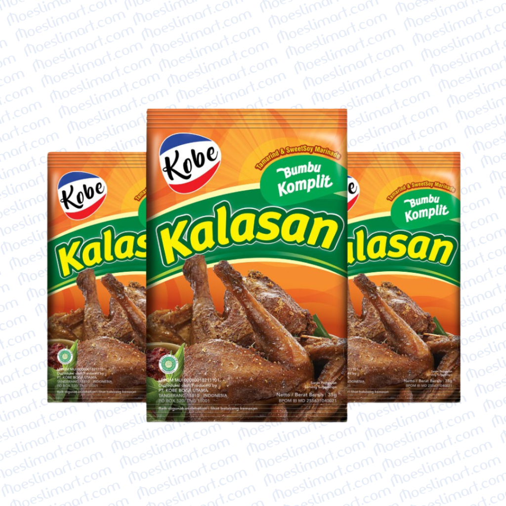 Jual Kobe Bumbu Komplit Ayam Goreng Kalasan 35 gr Rencengan isi 12 ...