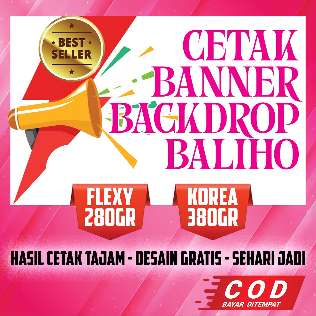 Jual CETAK BANNER / BACKDROP / SPANDUK / BALIHO / BACKGROUND PANGGUNG | Shopee Indonesia