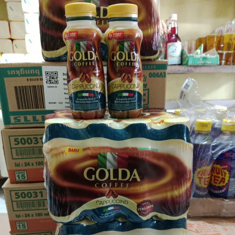 Jual kopi botol Golda coffee capucino | Shopee Indonesia
