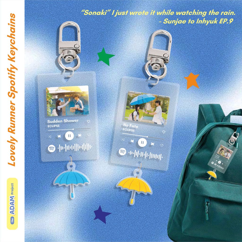 Jual Lovely Runner Spotify Barcode Keyhains | Akrilik Keychain | Lovely ...